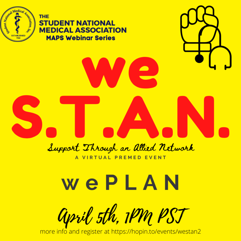 weSTAN: a premed virtual event - Apr 05 | RingCentral Events
