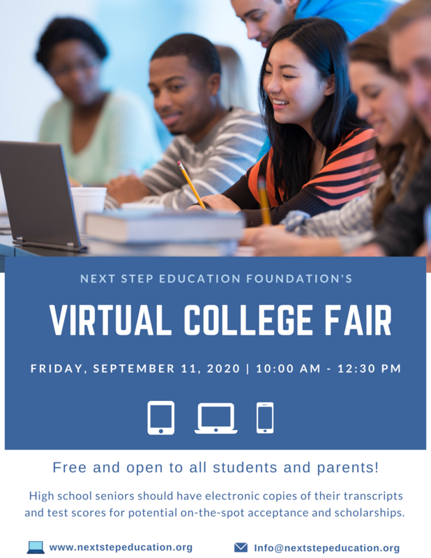 Next Step Education Virtual College Fair - Sep 11 | RingCentral Events
