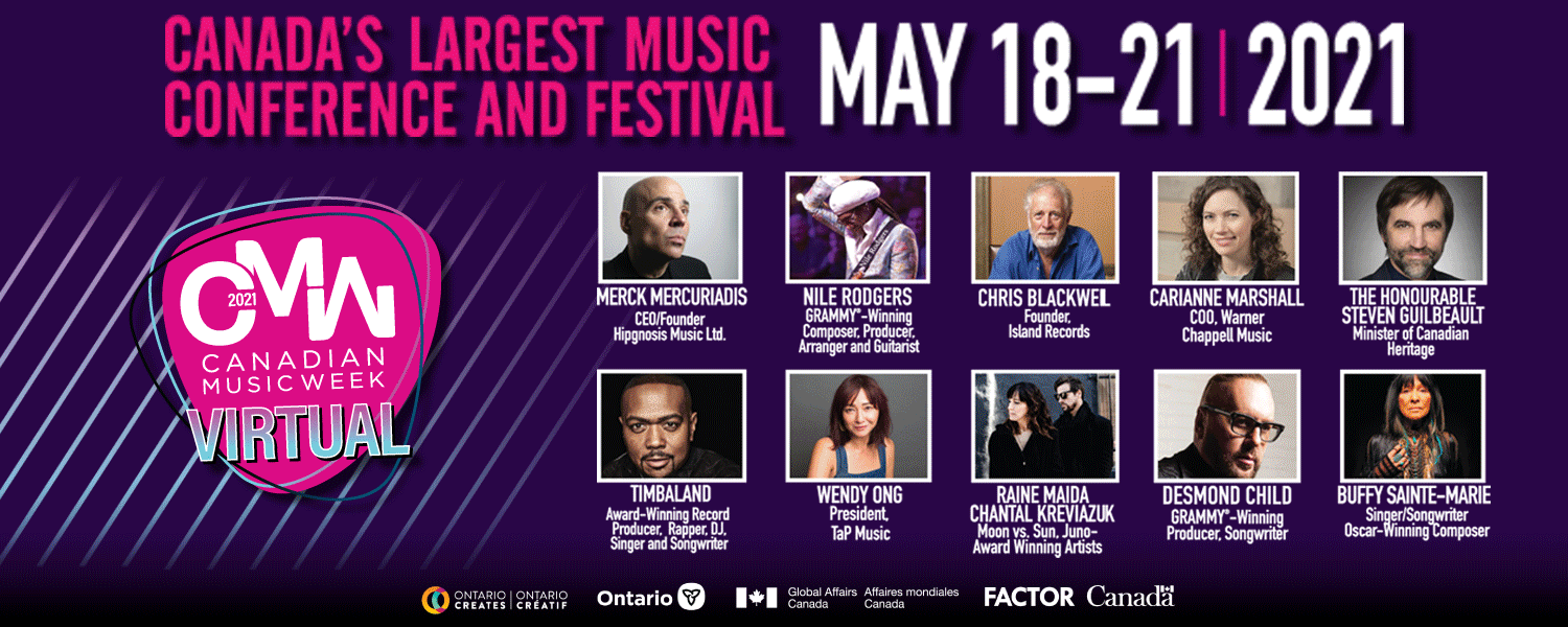 Canadian Music Week Virtual 2021 - May 18 | RingCentral Events
