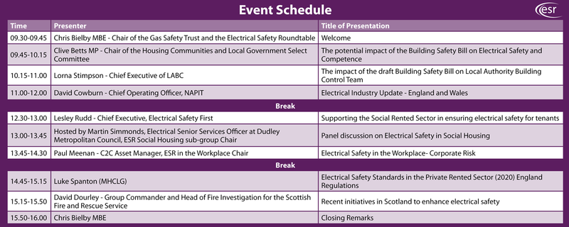 Electrical Safety Roundtable Virtual Conference; Shining a Spotlight on ...