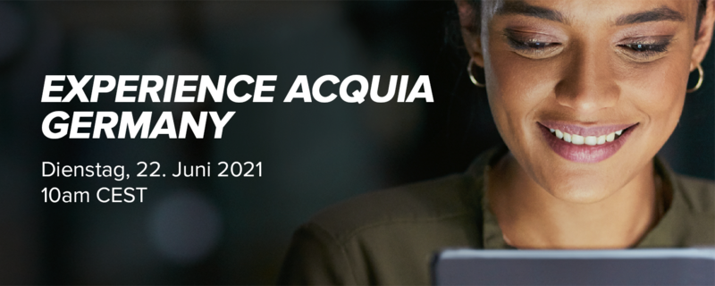 Experience Acquia Germany - Jun 22 | RingCentral Events