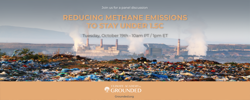Reducing Methane Emissions to Stay Under 1.5C - Oct 19 | RingCentral Events
