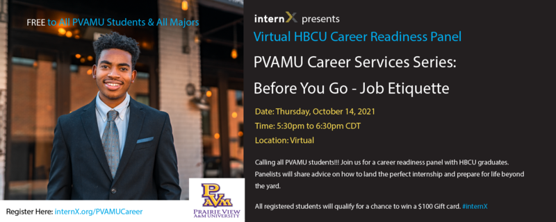 PVAMU Career Services Series: Before You Go - Job Etiquette - Oct 14 ...