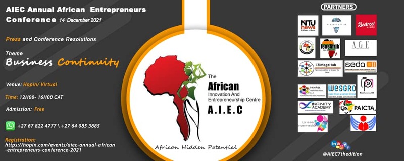 AIEC Annual African Entrepreneurs Conference Press Conference 2021 ...