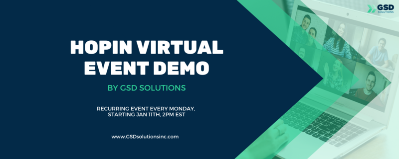 Hopin Virtual Event Demo by GSD Solutions - Jan 18 | RingCentral Events