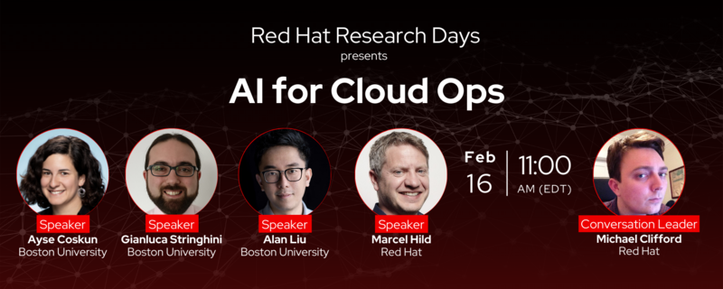 TEST SESSION for Red Hat Research Days Event - AI for Cloud Ops - Feb ...