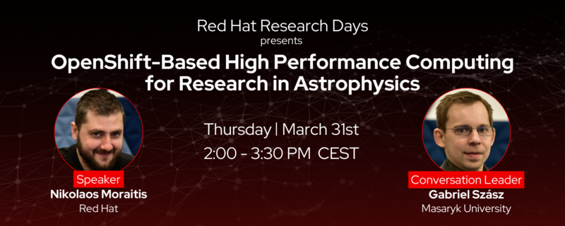 TEST SESSION for Red Hat Research Days Event - OpenShift-Based High ...