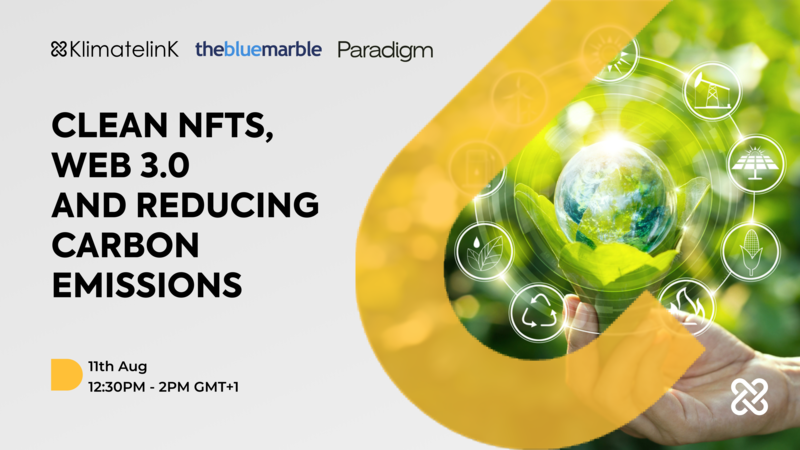 Clean NFTs, Web 3.0 and carbon emissions