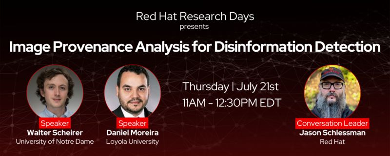[TEST SESSION - TEAM] Red Hat Research Days Event - Image Provenance ...
