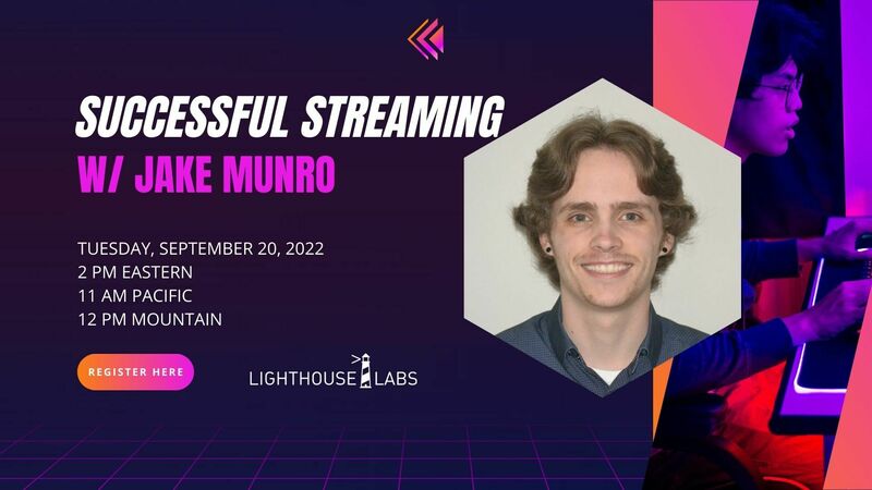 Successful Streaming with Jake Munro - Sep 20 | RingCentral Events