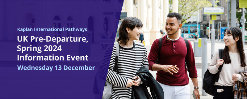 Kaplan International Pathways UK Pre-Departure, Spring 2024 Information ...