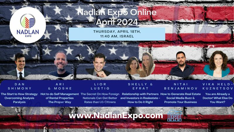 Nadlan Expo Online April 2024