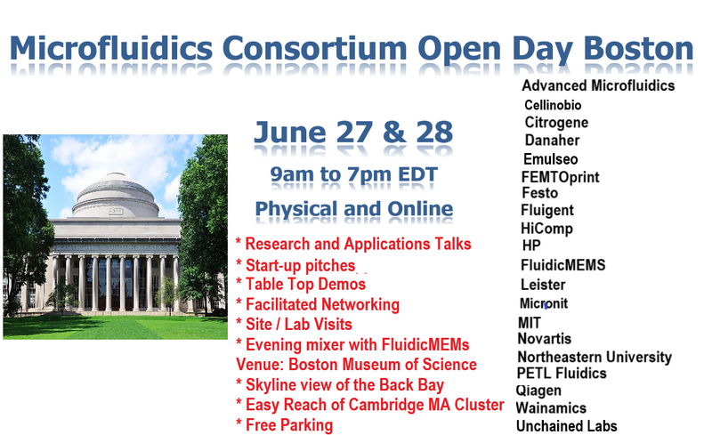 Microfluidics Consortium Open Day Meeting Boston 2024