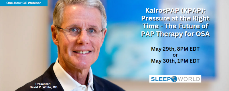 KairosPAP (KPAP): Pressure at the Right Time The Future of PAP Therapy ...