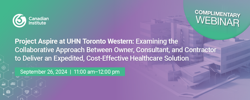 CI's Complimentary Webinar - Project Aspire at UHN Toronto Western ...