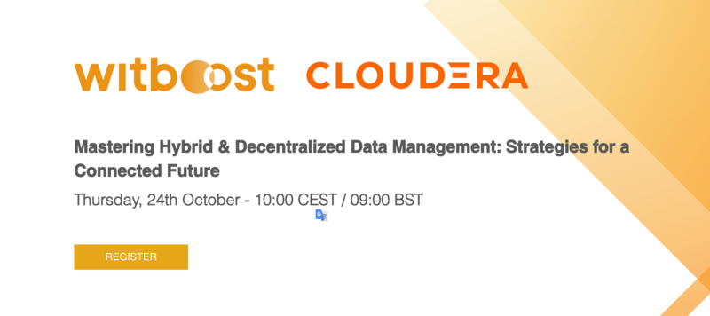 DataNext Talks - Cloudera & Witboost Webinar - Oct 24 | RingCentral Events